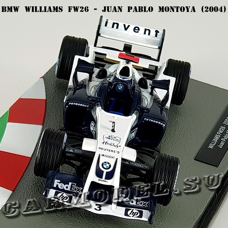 Купить Ит. серия №76 BMW Williams FW26 - Juan Pablo Montoya (2004) по ...