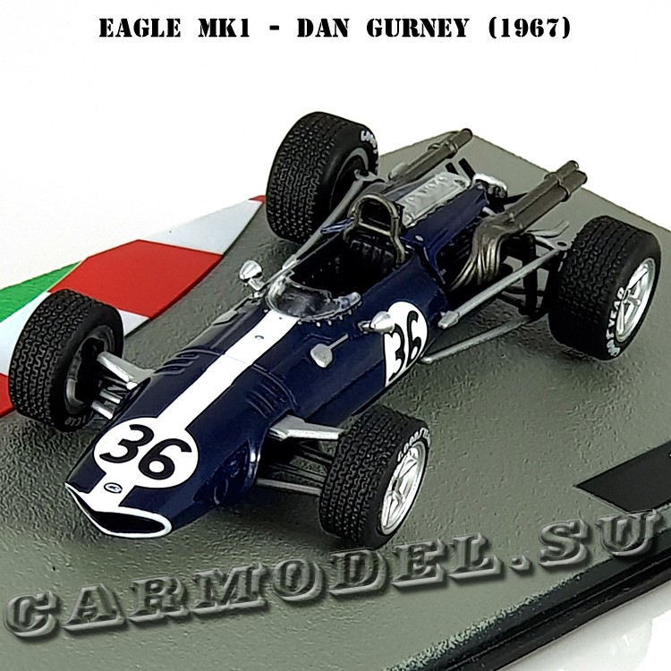 Купить Ит. серия №87 Eagle MK1 - Dan Gurney (1967) по цене 2 250 руб. в ...